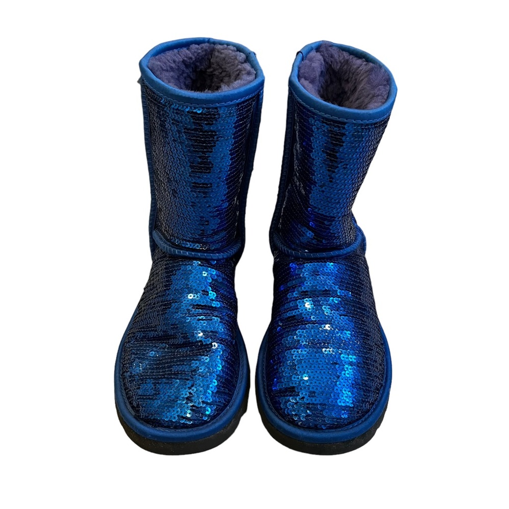 Ugg Royal Blue Sequin Sparkle Boots - Gem